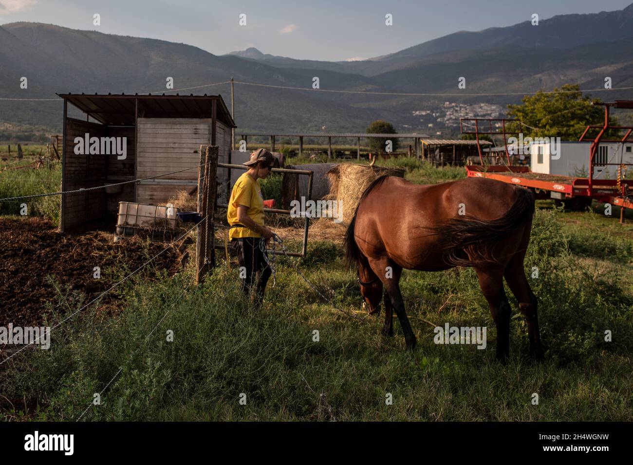 Agriculture, farming in Abruzzo, Italy Stock Photo - Alamy