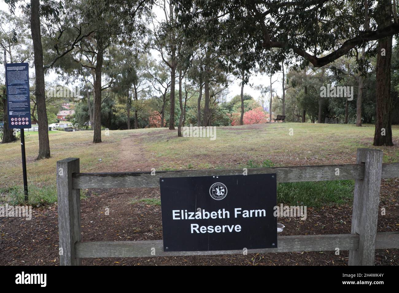 Elizabeth Farm Reserve, Rosehill, Sydney, NSW, Australia Stock Photo ...