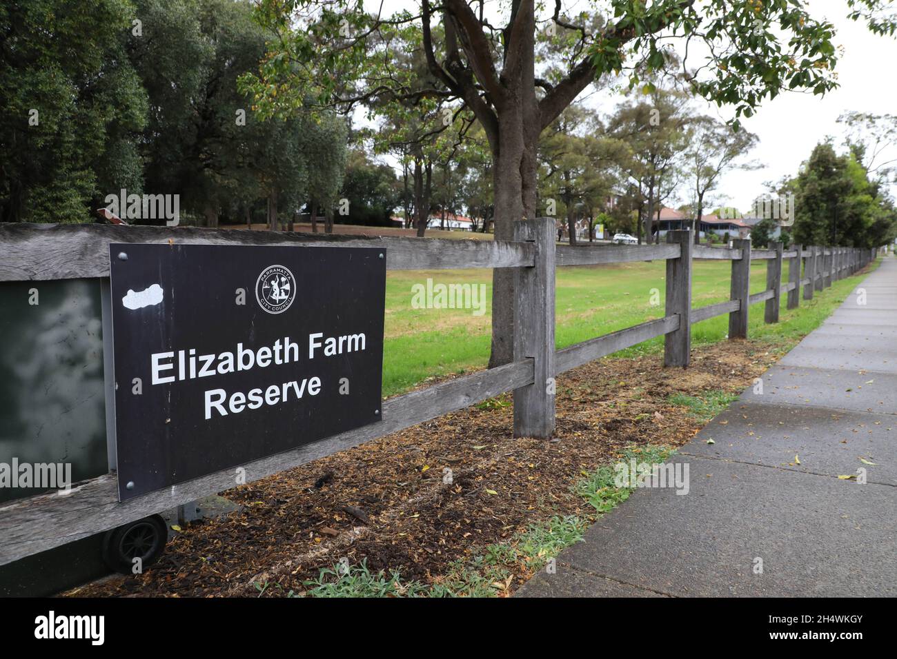 Elizabeth Farm Reserve, Rosehill, Sydney, NSW, Australia Stock Photo ...