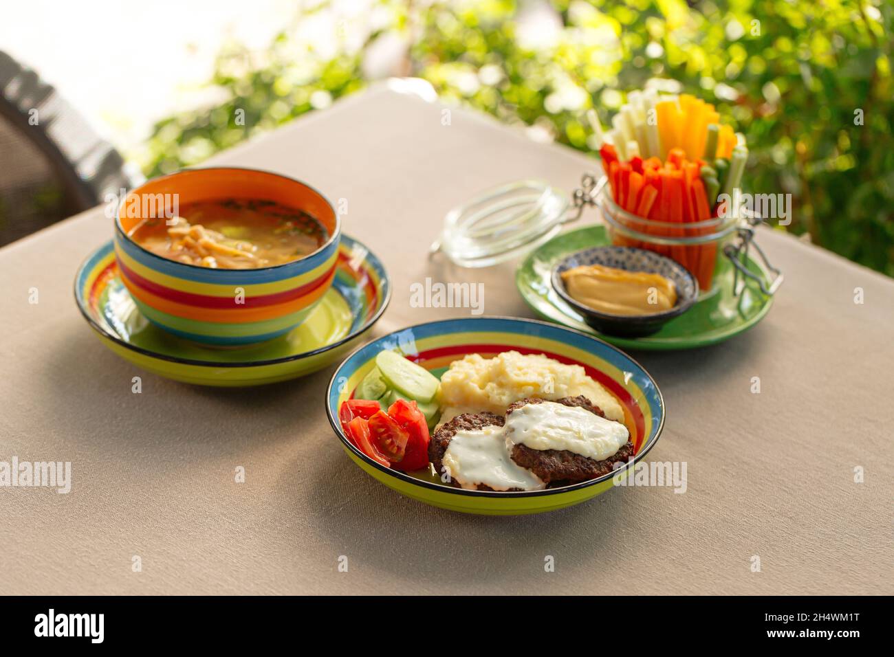 Food cuisine full course hi-res stock photography and images - Alamy