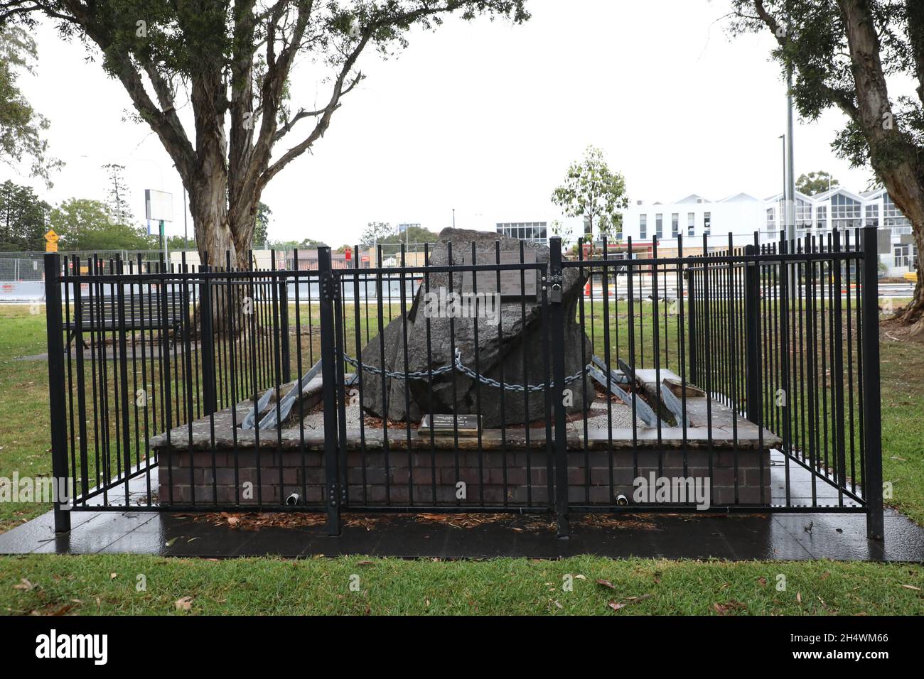 HMAS Parramatta II memorial at Queen's Wharf Reserve, Parramatta Stock ...