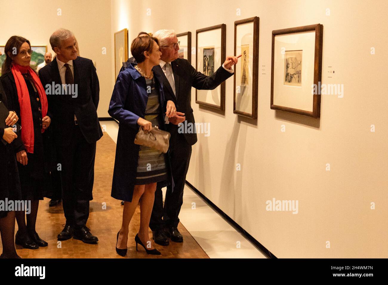 Oslo, Norway. , . Prime Minister Jonas Gahr Store with his wife Marit ...