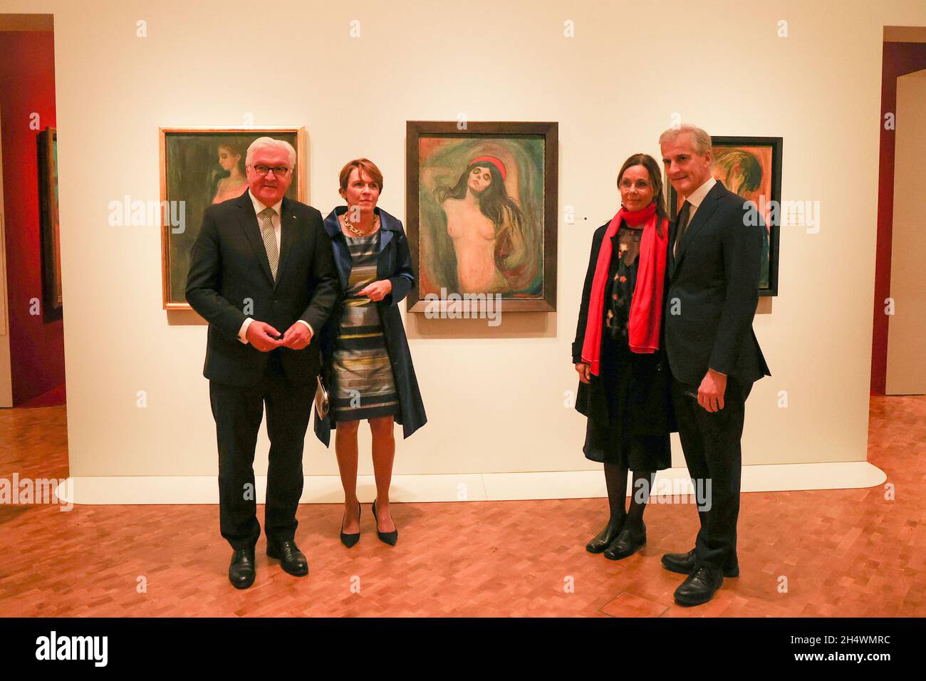 Oslo, Norway. , . German President Frank-Walter Steinmeier his wife ...