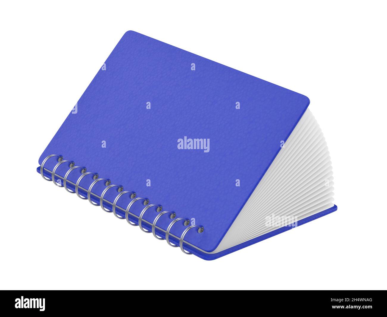 Spiral notebook isolated on white background Stock Photo - Alamy