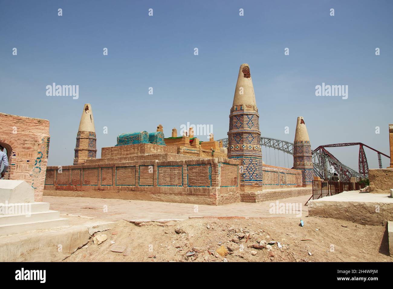 Tomb Of Seven Sisters, Sateen Jo Aastan in Sukkur, Pakistan Stock Photo ...