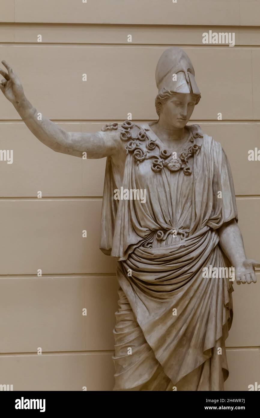 Marble statue of athena hi-res stock photography and images - Alamy