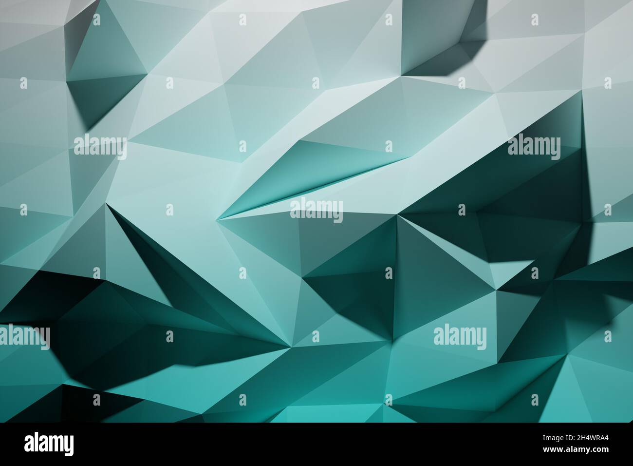 Polygon pattern with blue gradient Stock Photo - Alamy