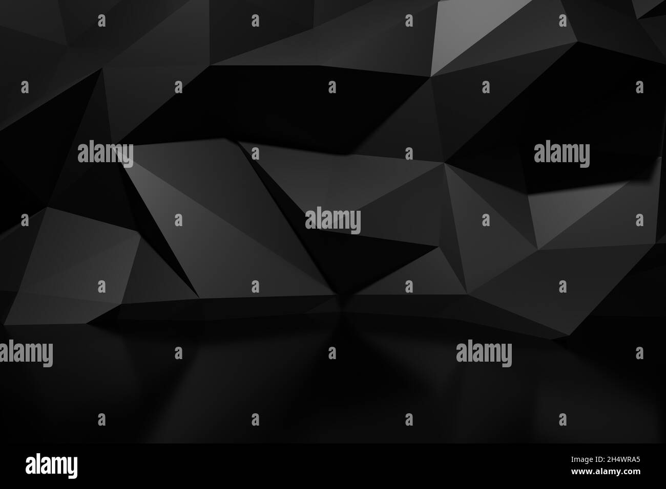 Geometry polygon black wall Stock Photo - Alamy