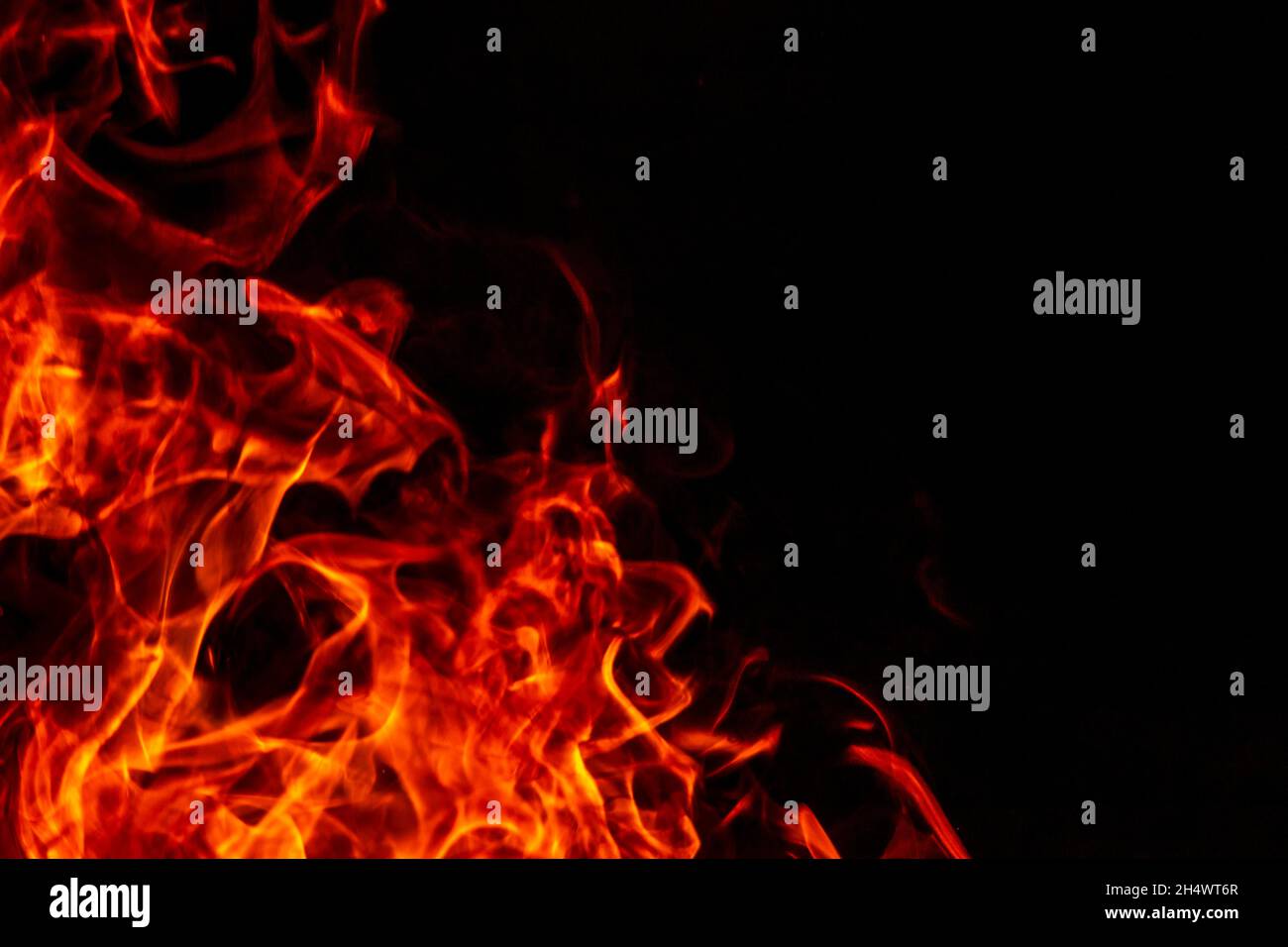 Abstract flame, fire flame texture, background. Blurred moving tongues ...