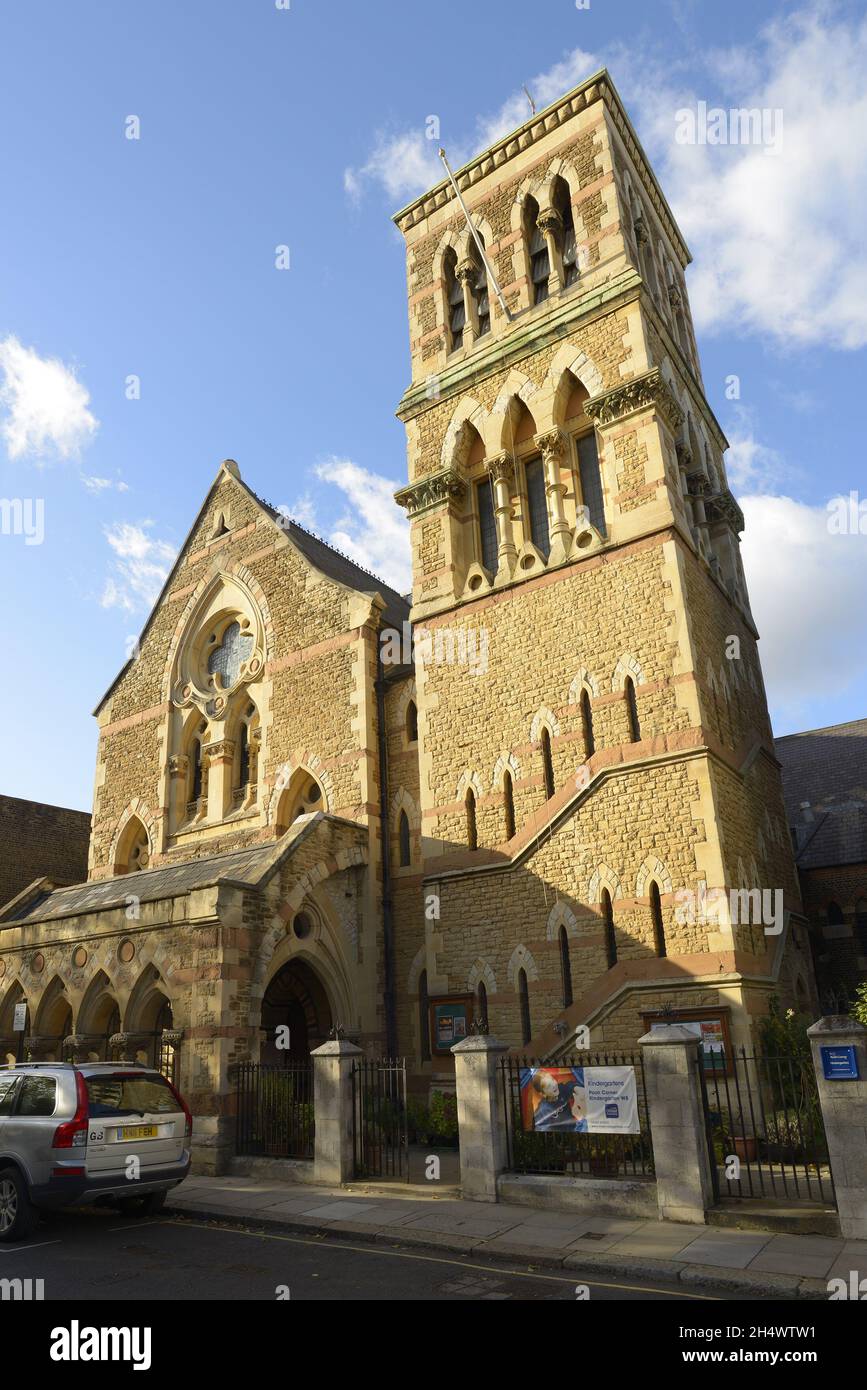 London, England, UK. St George's Church (1864), Campden Hill, London W8 ...