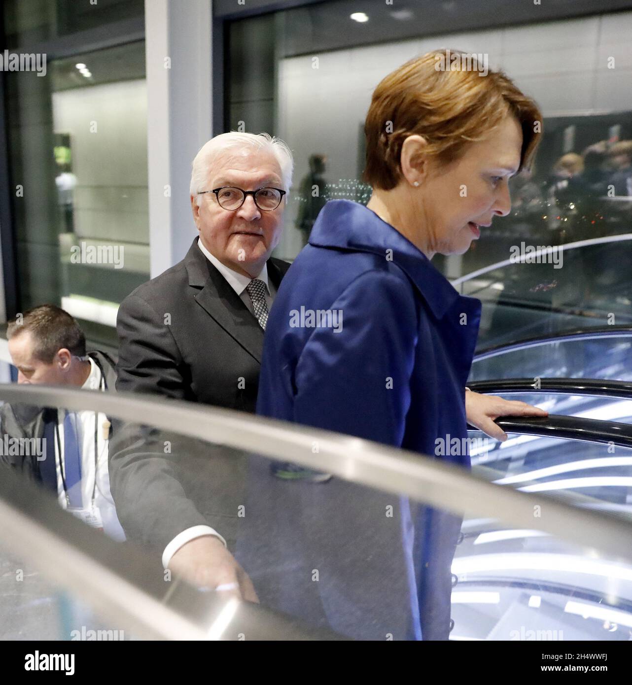 German President Frank-Walter Steinmeier and Elke Badenbender to ...