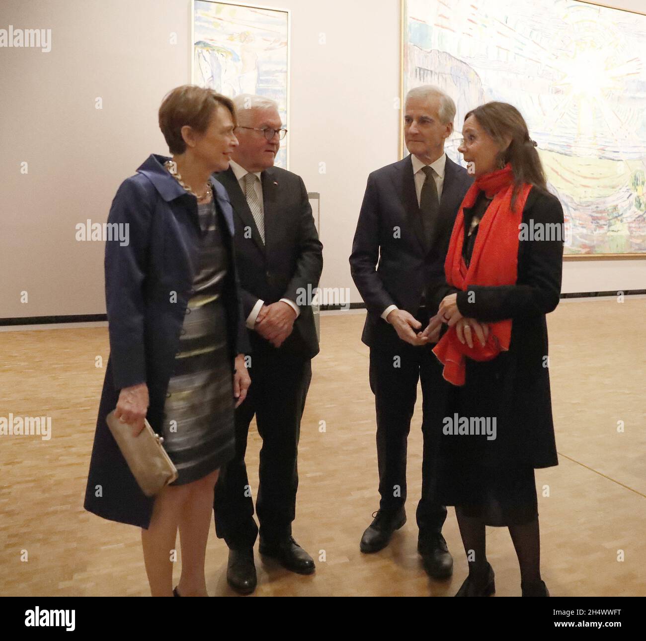 German President Frank-Walter Steinmeier and Elke Badenbender to ...