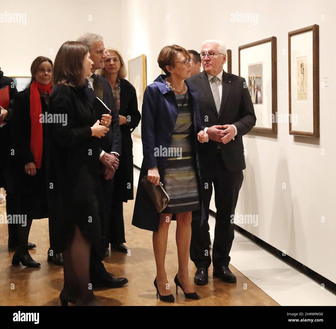 German President Frank-Walter Steinmeier and Elke Badenbender to ...