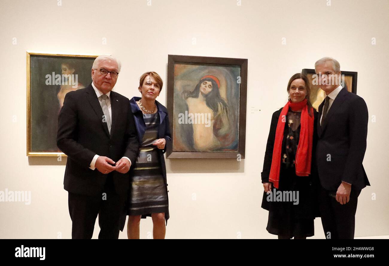 German President Frank-Walter Steinmeier and Elke Badenbender to ...