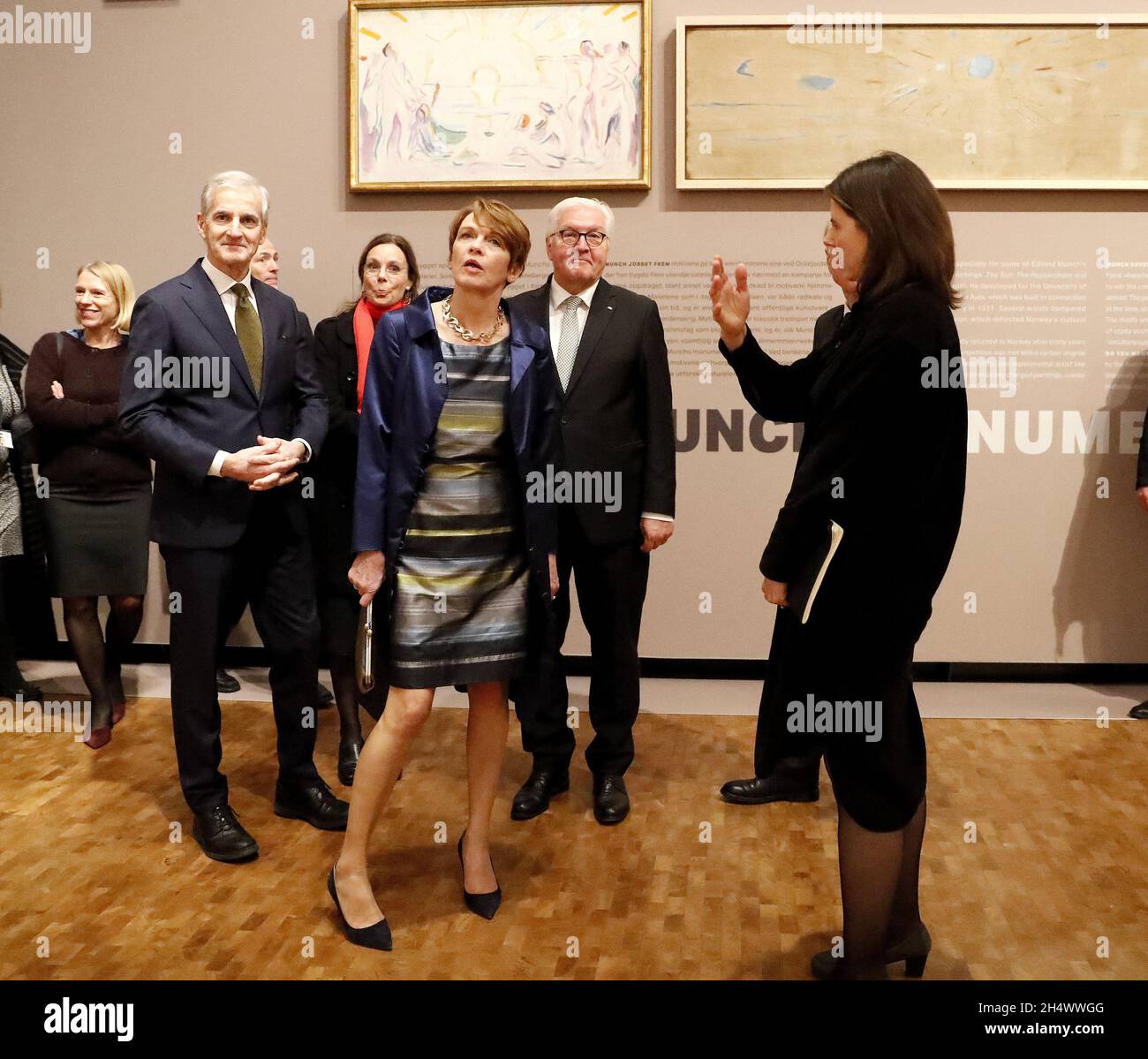 German President Frank-Walter Steinmeier and Elke Badenbender to ...