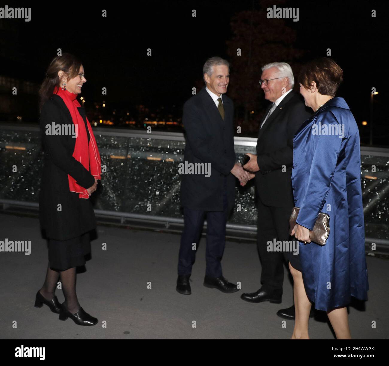 German President Frank-Walter Steinmeier and Elke Badenbender to ...