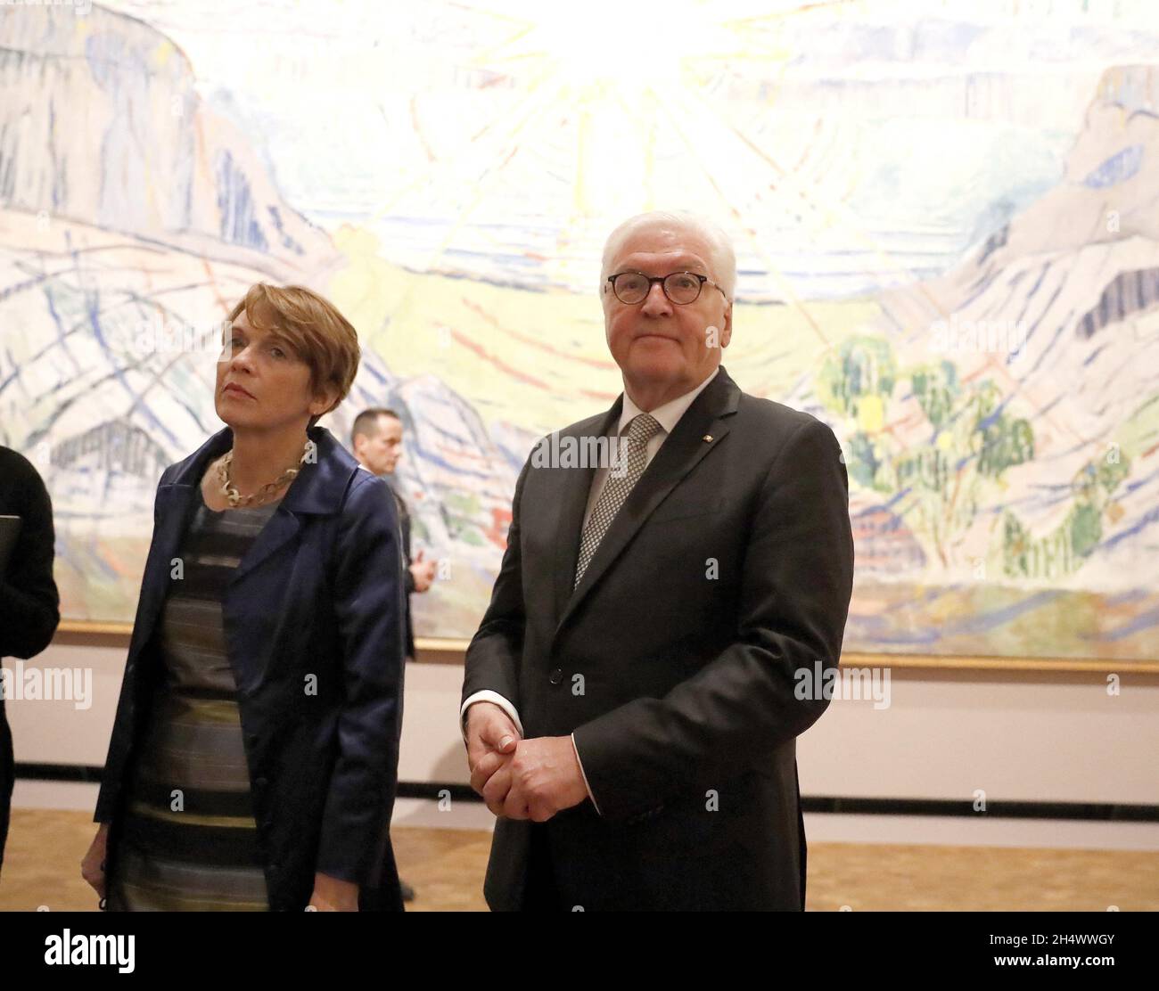 German President Frank-Walter Steinmeier and Elke Badenbender to ...