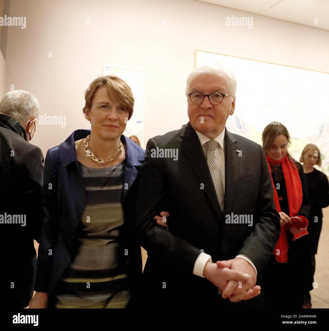 German President Frank-Walter Steinmeier and Elke Badenbender to ...