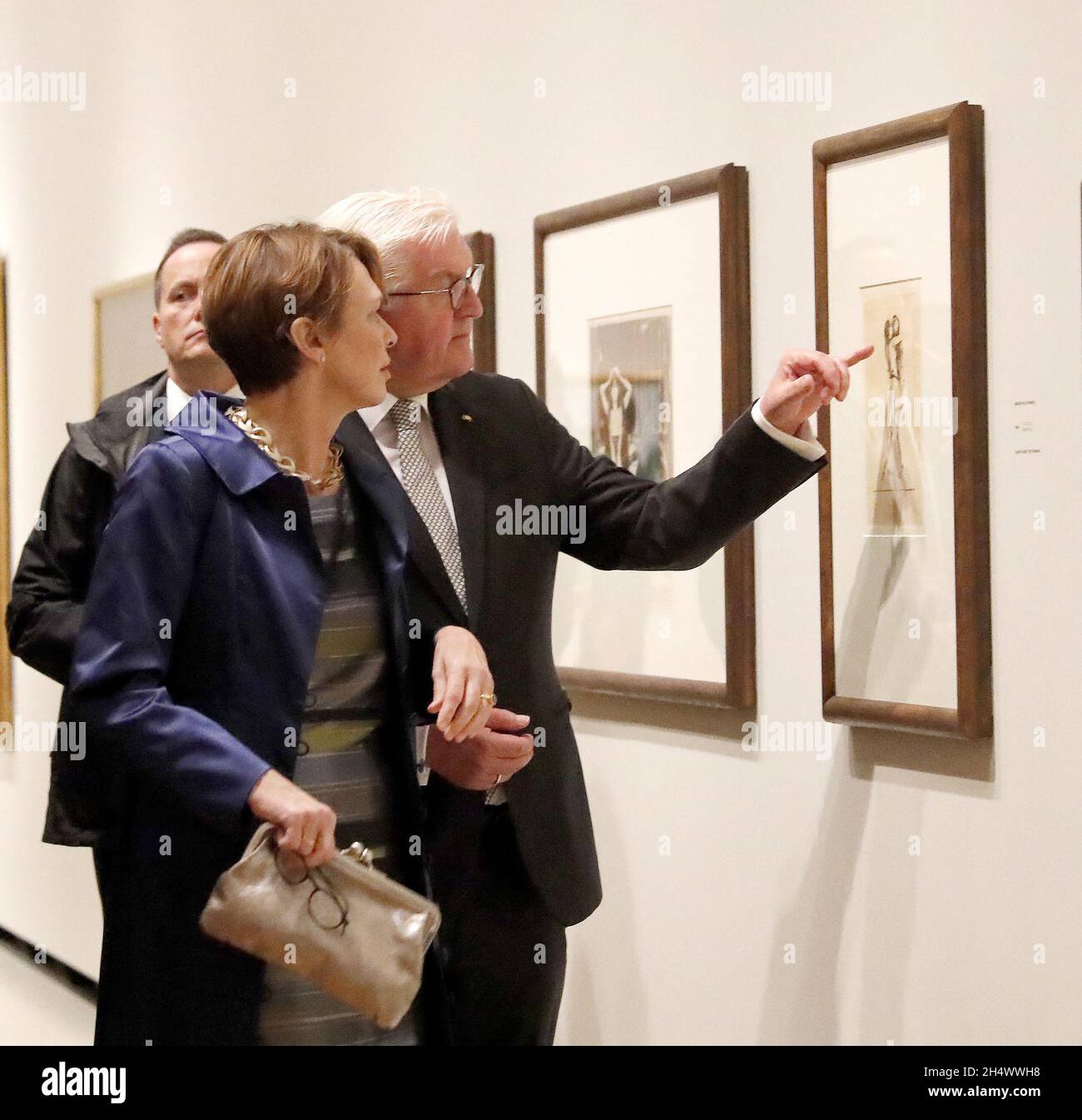 German President Frank-Walter Steinmeier and Elke Badenbender to ...