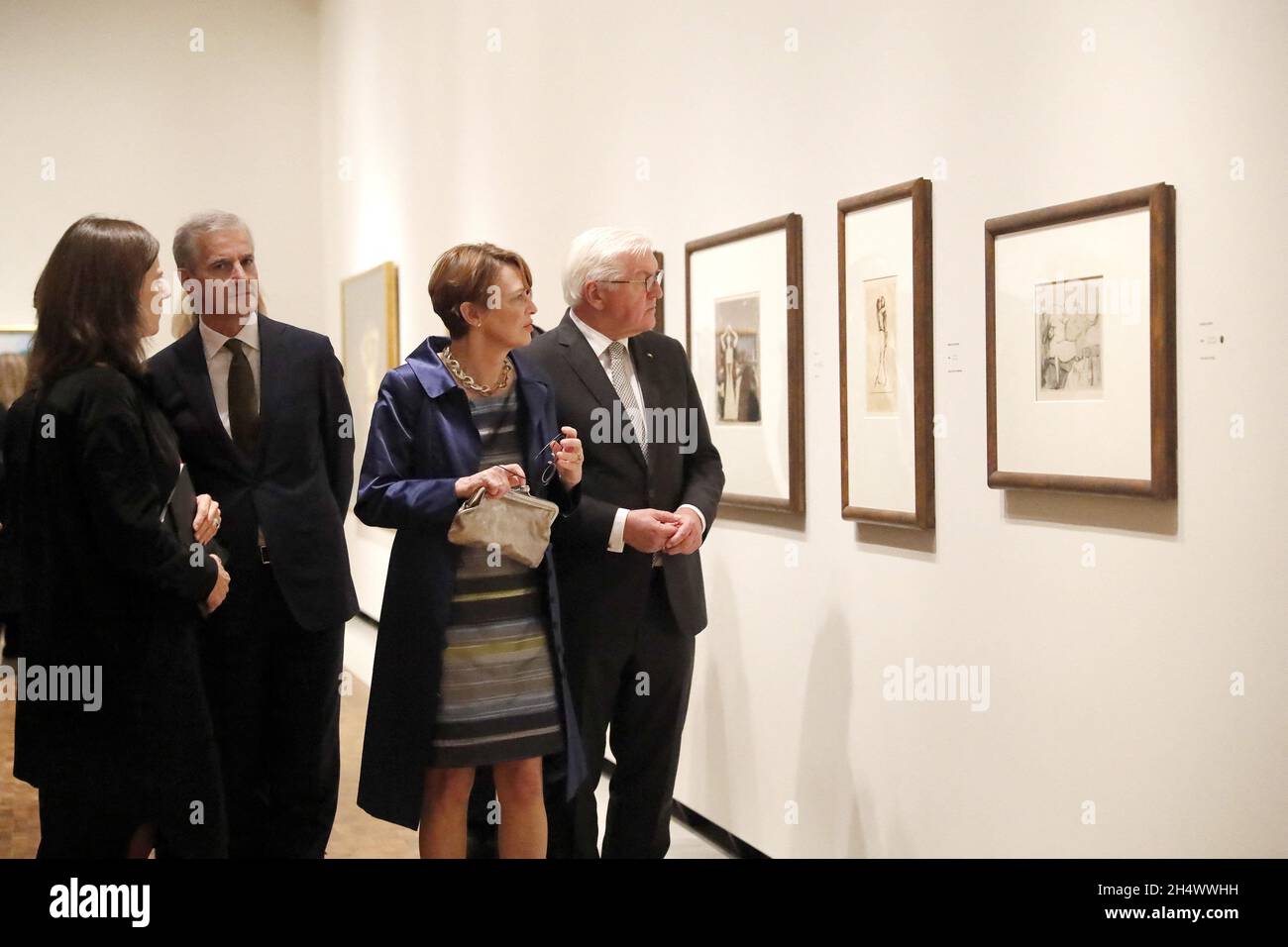 German President Frank-Walter Steinmeier and Elke Badenbender to ...