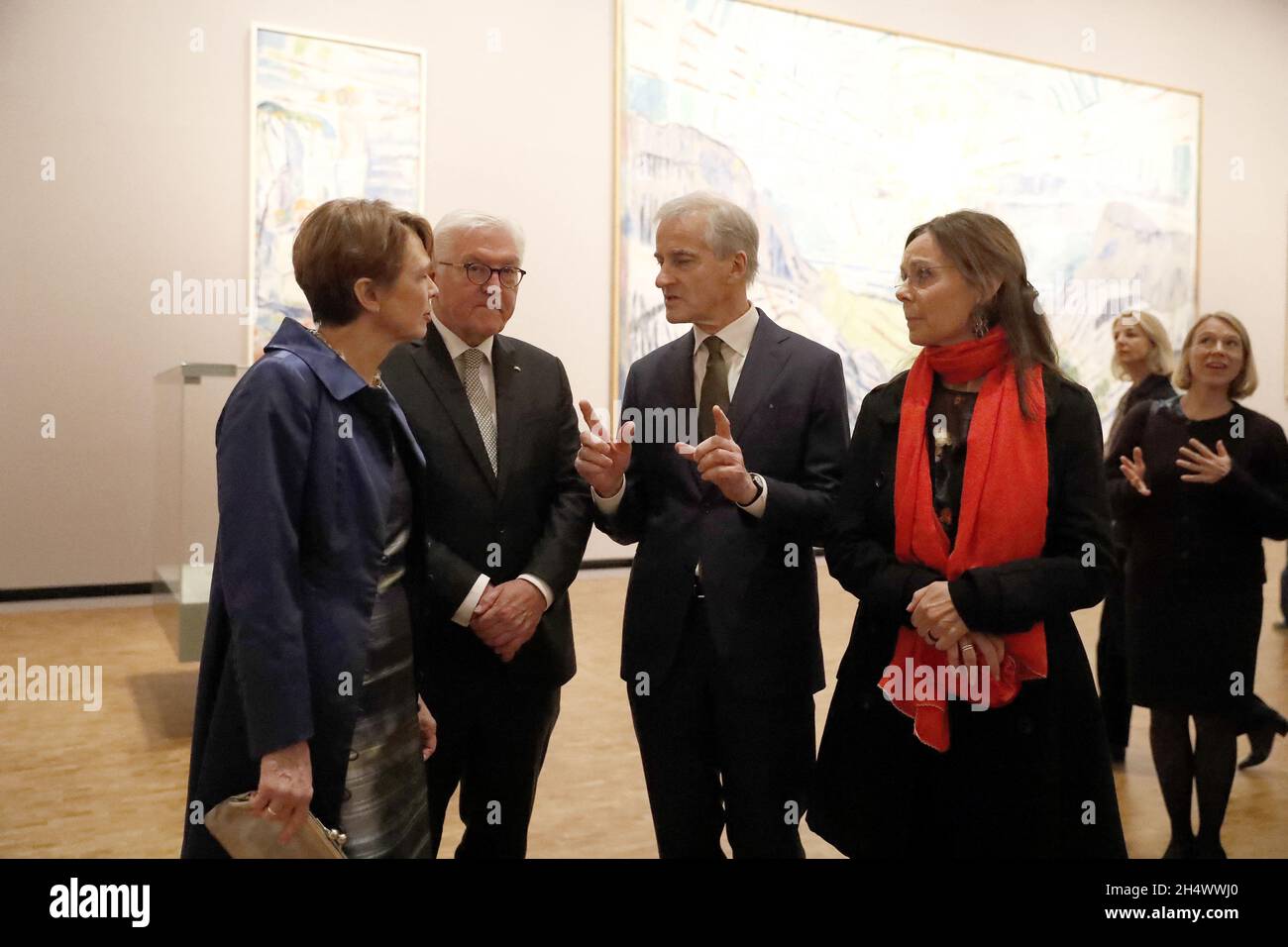 German President Frank-Walter Steinmeier and Elke Badenbender to ...