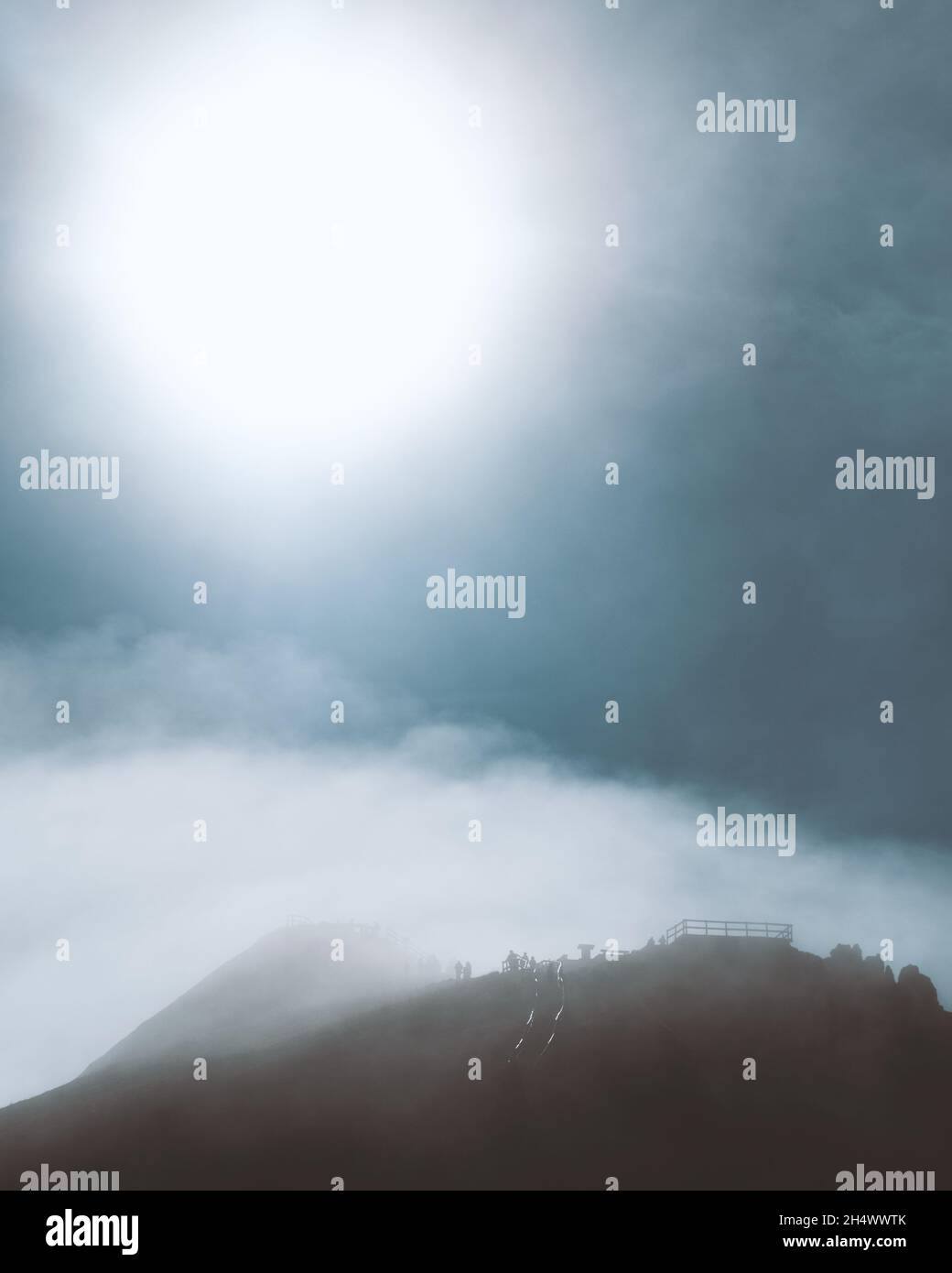 Over mountain trail hi-res stock photography and images - Alamy