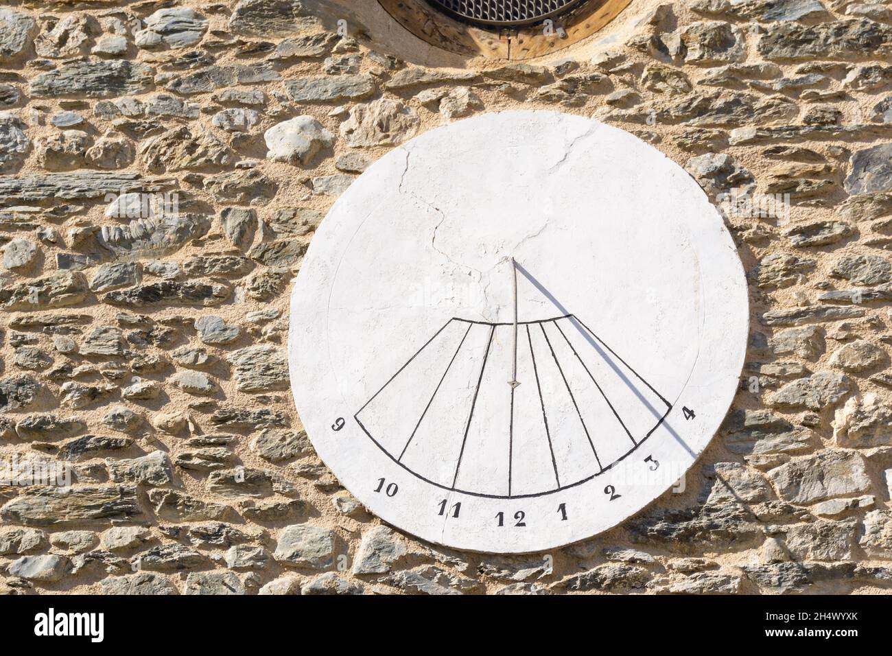Detail ancient stone dial sundial hi-res stock photography and images ...
