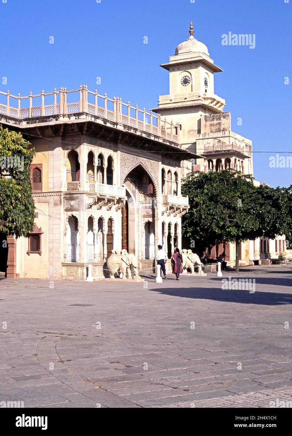 Entrance gate to the City Palace also known as the Chandra Mahal ...