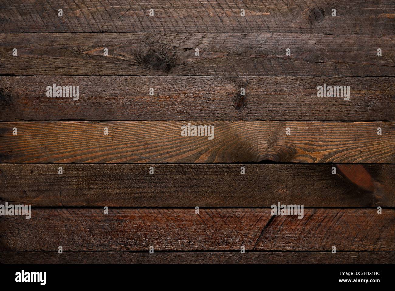Rustic wooden table background made from old planks top view Stock ...