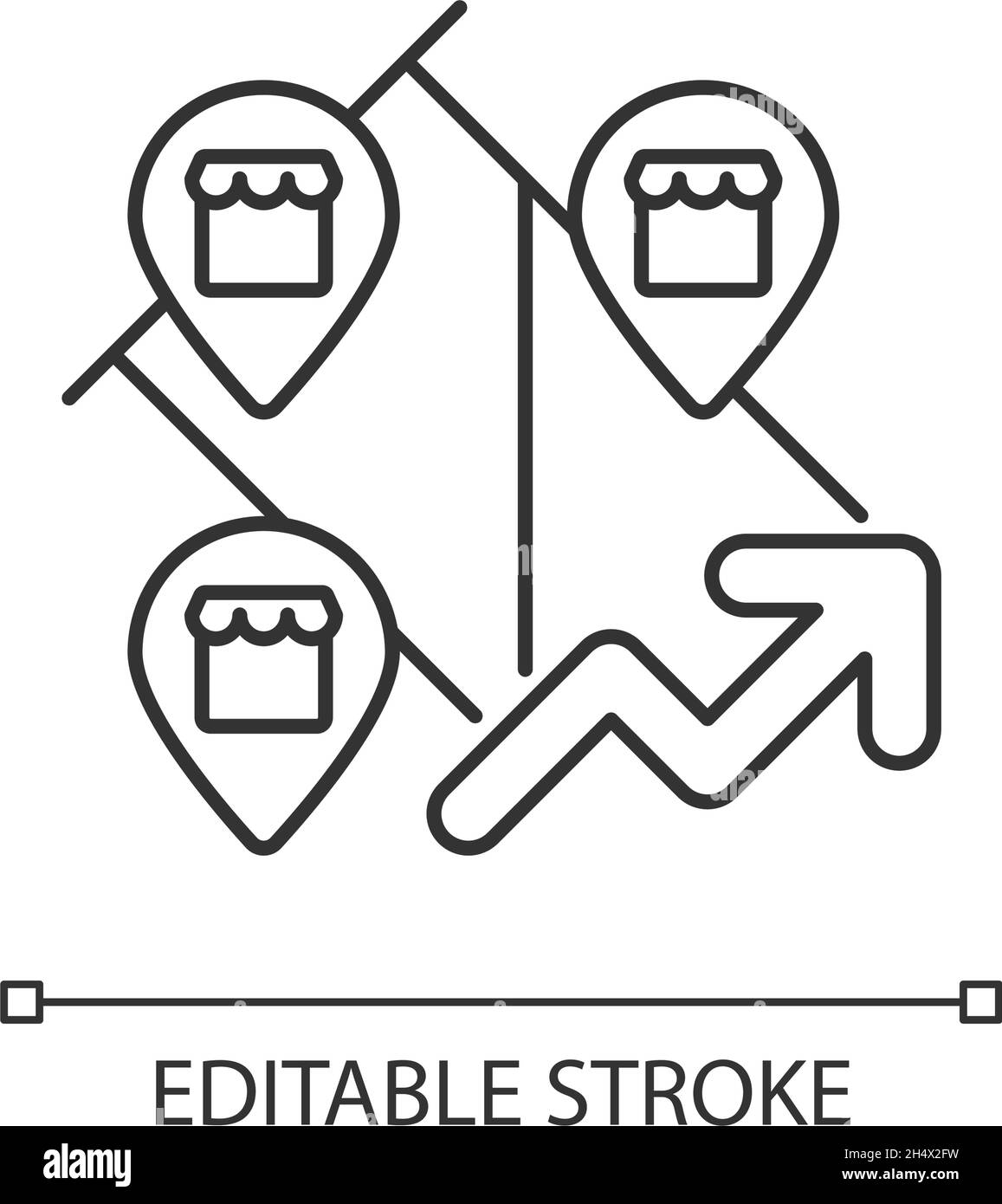 Expansion incentives linear icon Stock Vector Image & Art - Alamy