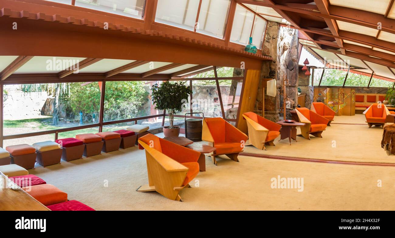 Taliesin West Interior Visiting Taliesin West—Frank Lloyd Wright's