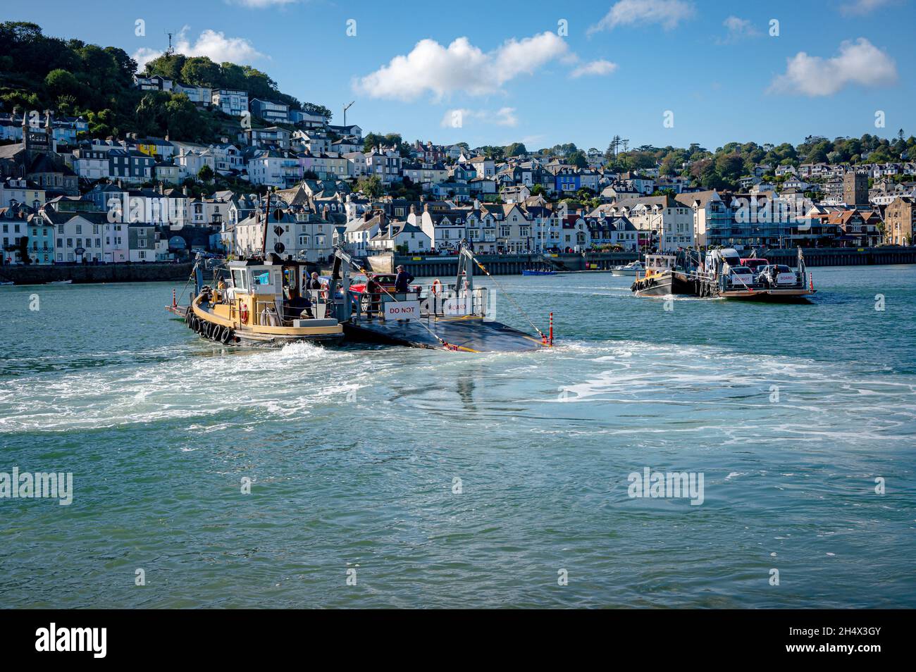Car ferry, Dartmouth to Kingsmere, Devon, UK Stock Photo - Alamy