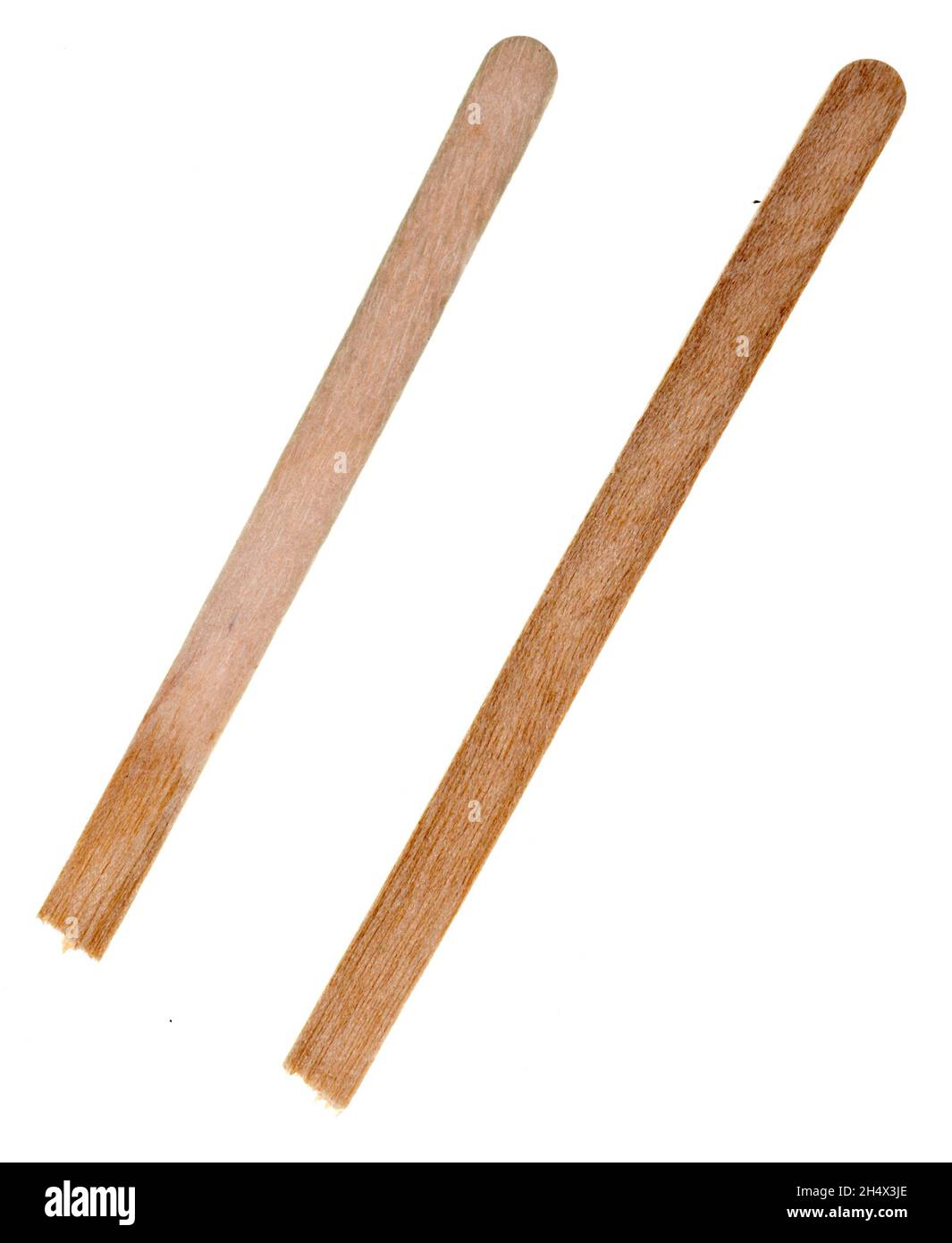 Broken sticks isolated on white background Stock Photo - Alamy
