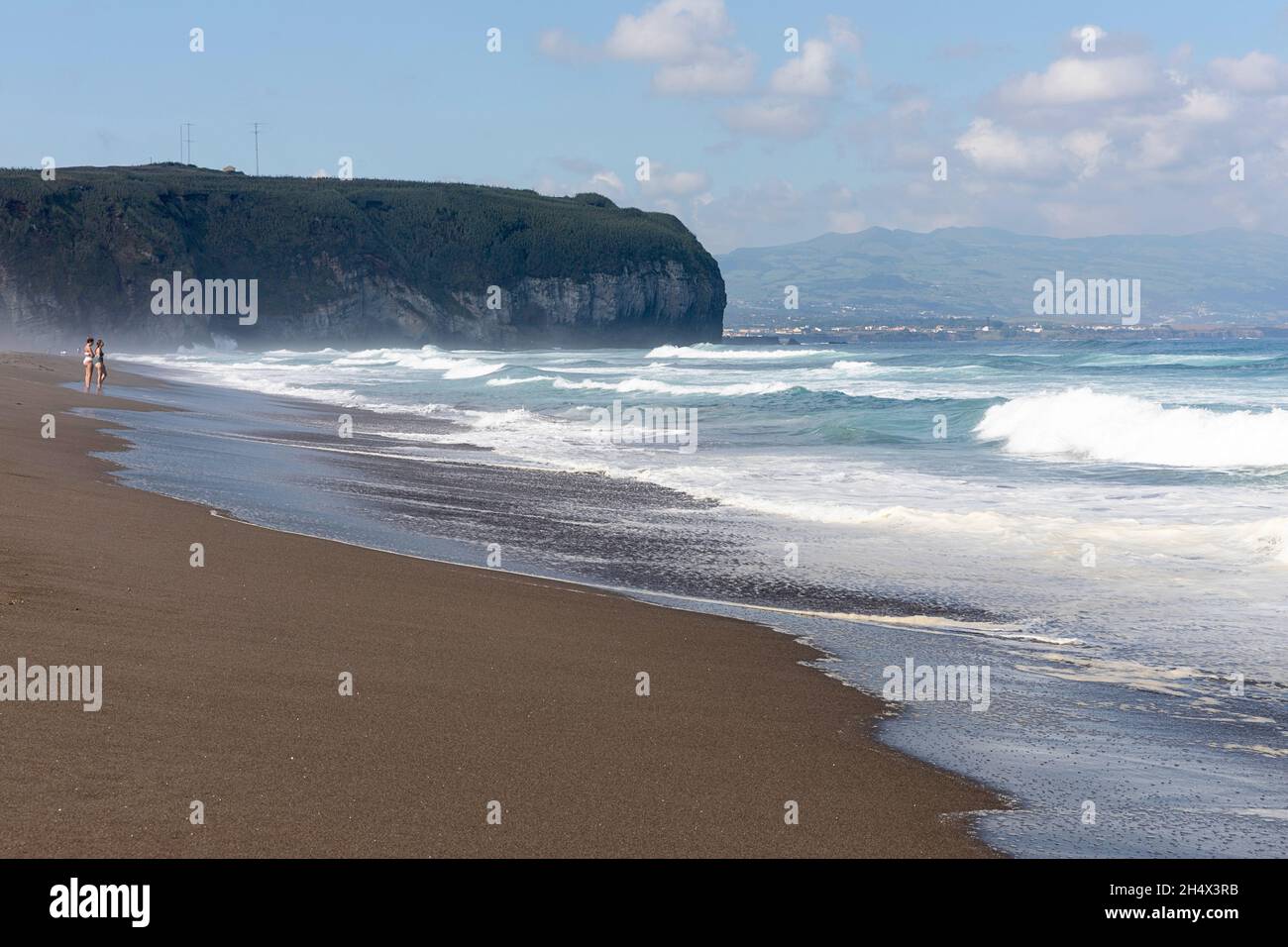 Areal de Santa Barbara - a pretty black sand beach on the north coast ...