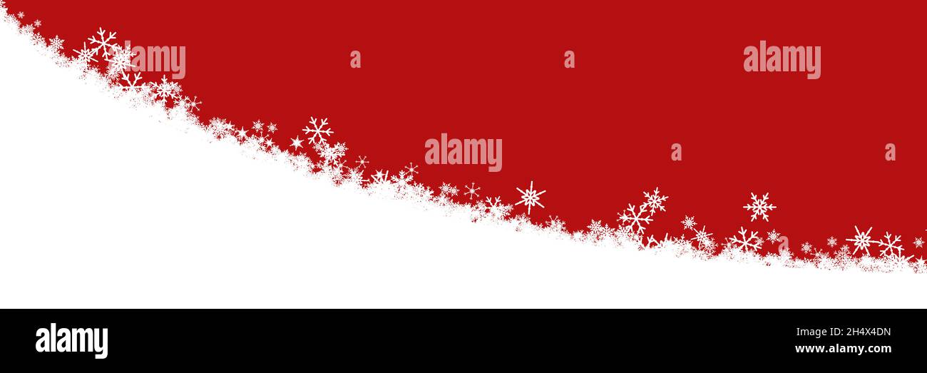 Snow stars as landscape at Christmas for header background Stock Photo ...