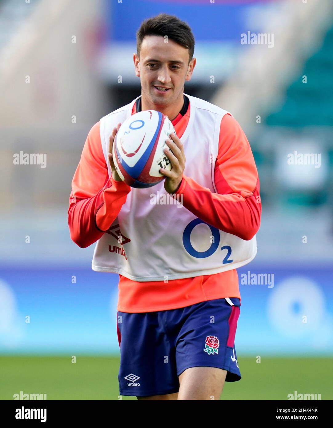 England's Alex Mitchell during a training session at Twickenham Stadium ...