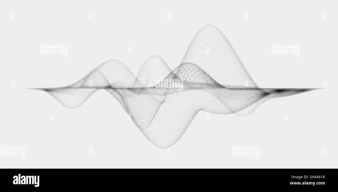Music visualization Black and White Stock Photos & Images - Alamy