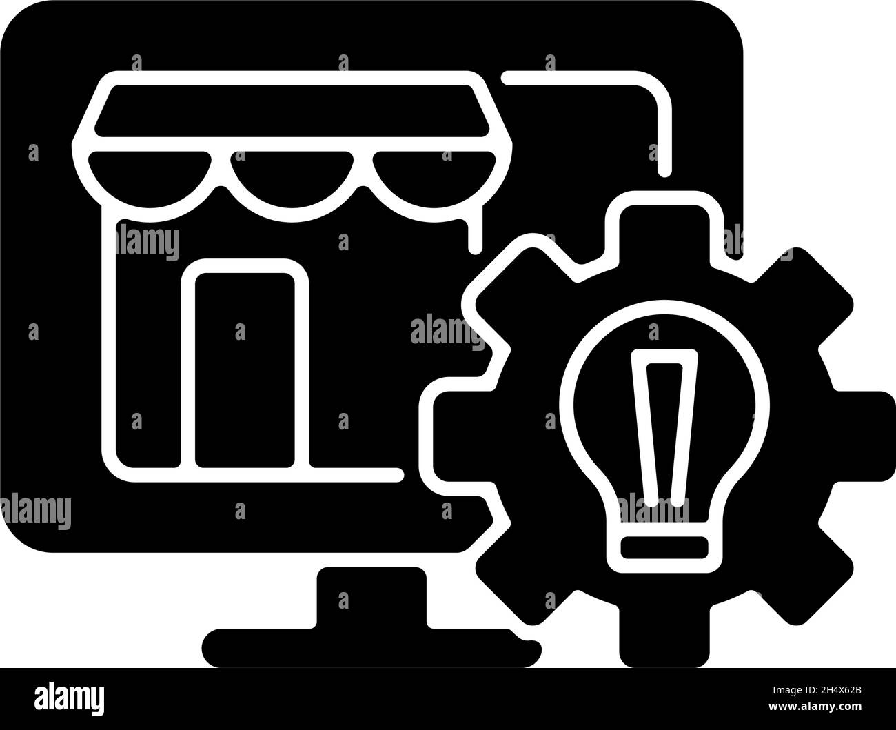 Website creation black glyph icon Stock Vector Image & Art - Alamy