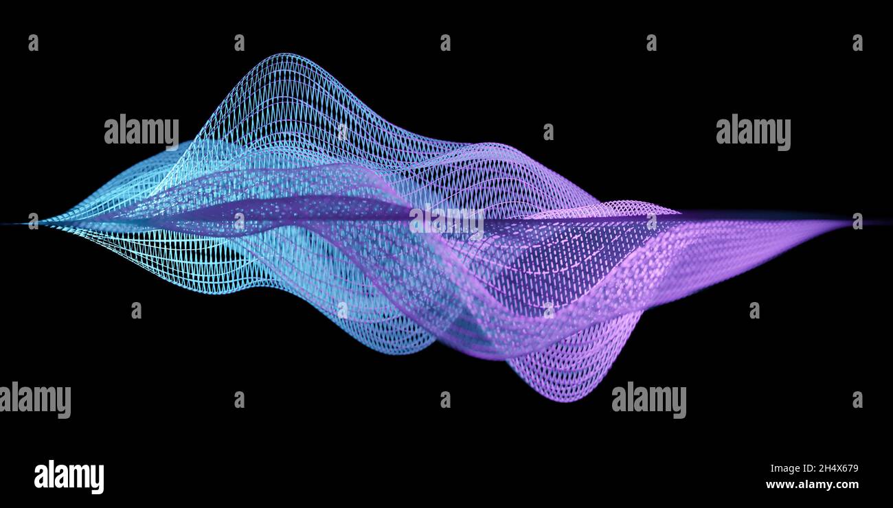Purple abstract wave background hi-res stock photography and images - Alamy