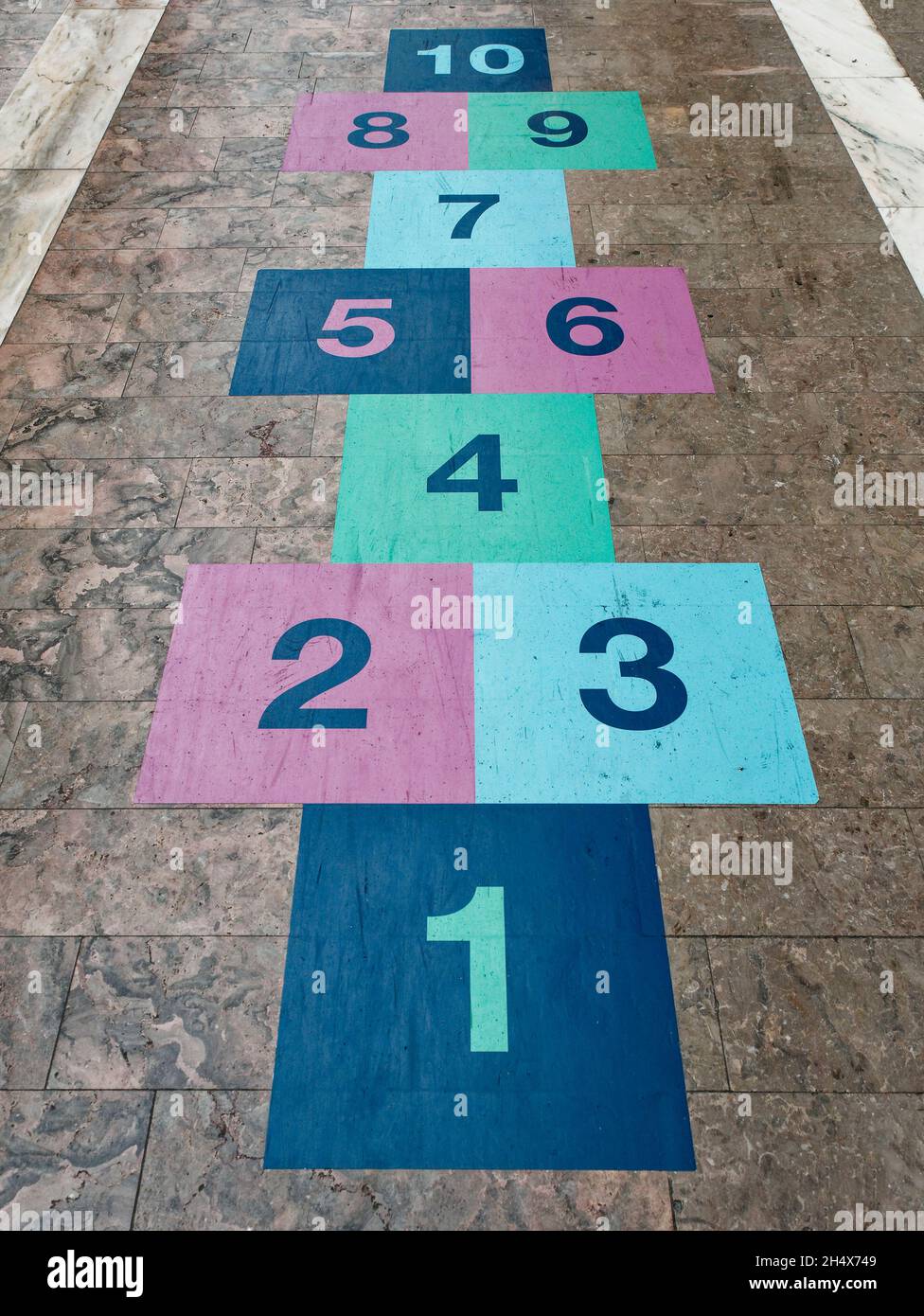 vintage street game for children Stock Photo - Alamy