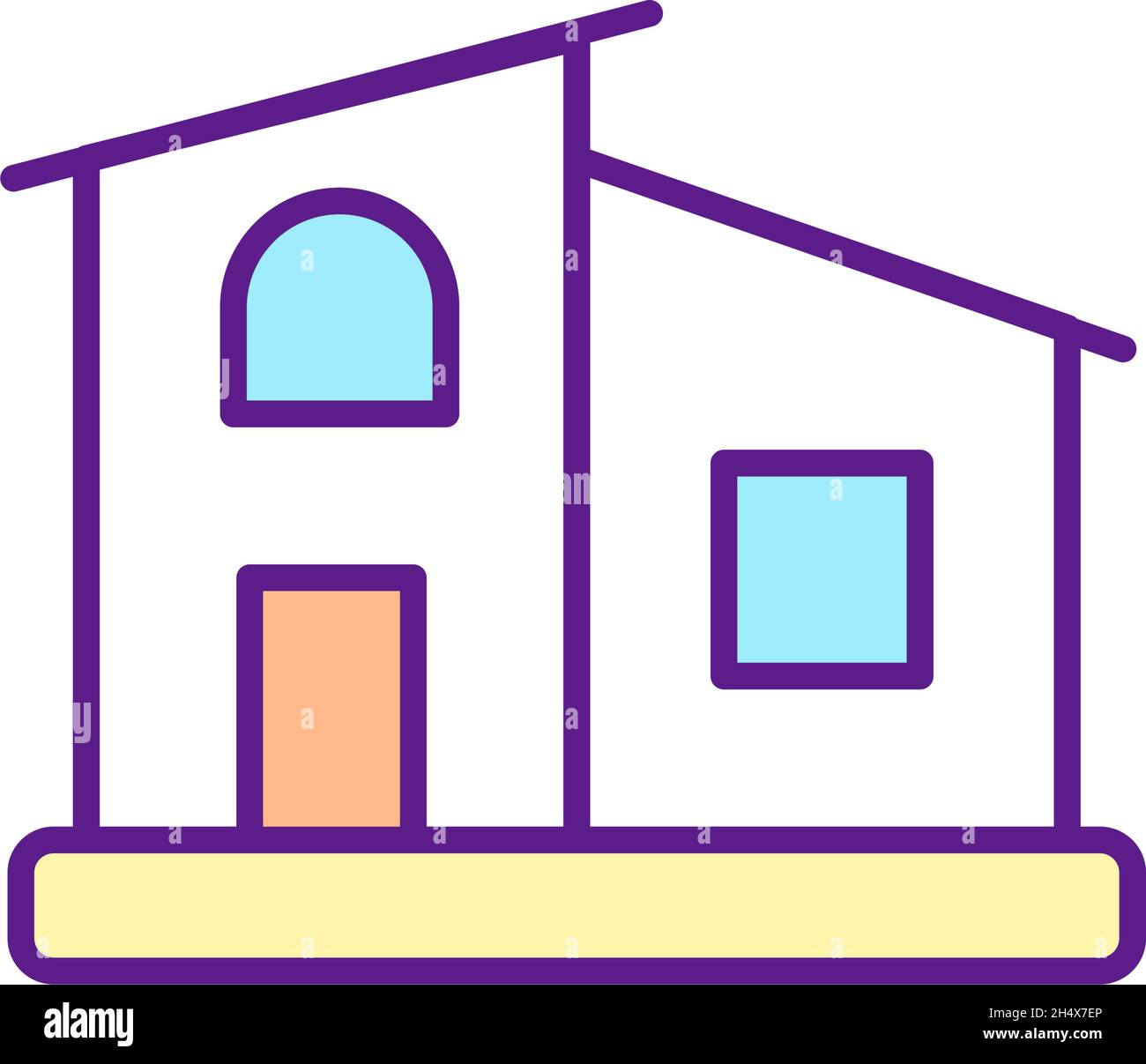 House RGB color icon Stock Vector Image & Art - Alamy