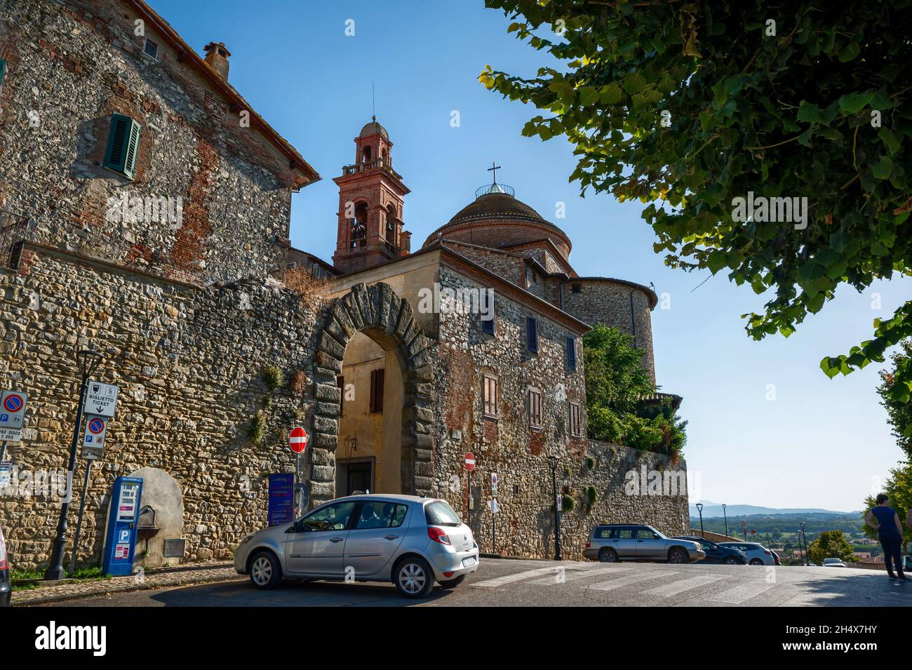 Castiglione del Lago Trasimeno, Umbria, Italy. August 2020. One of the ...