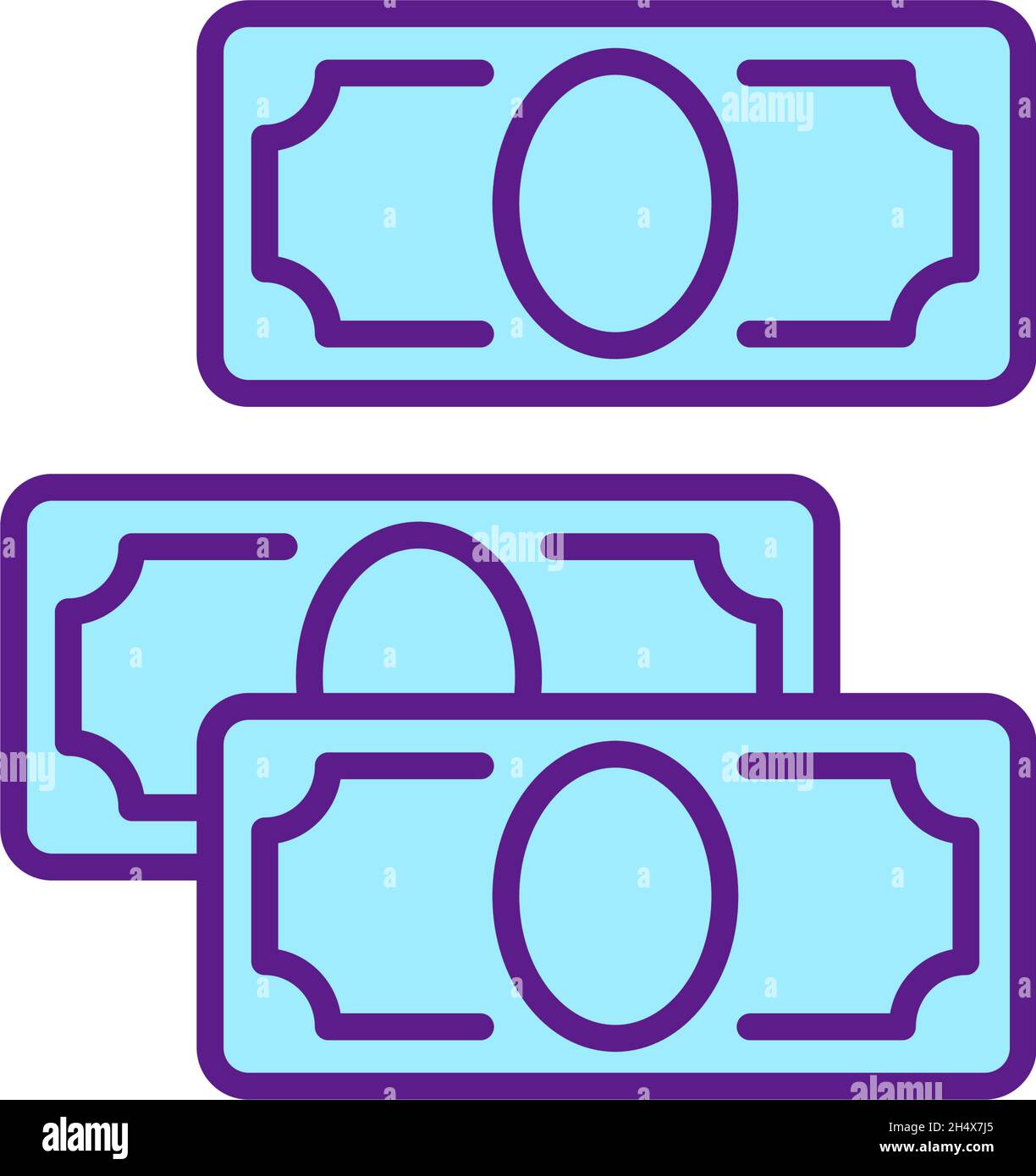 Cash money RGB color icon Stock Vector Image & Art - Alamy