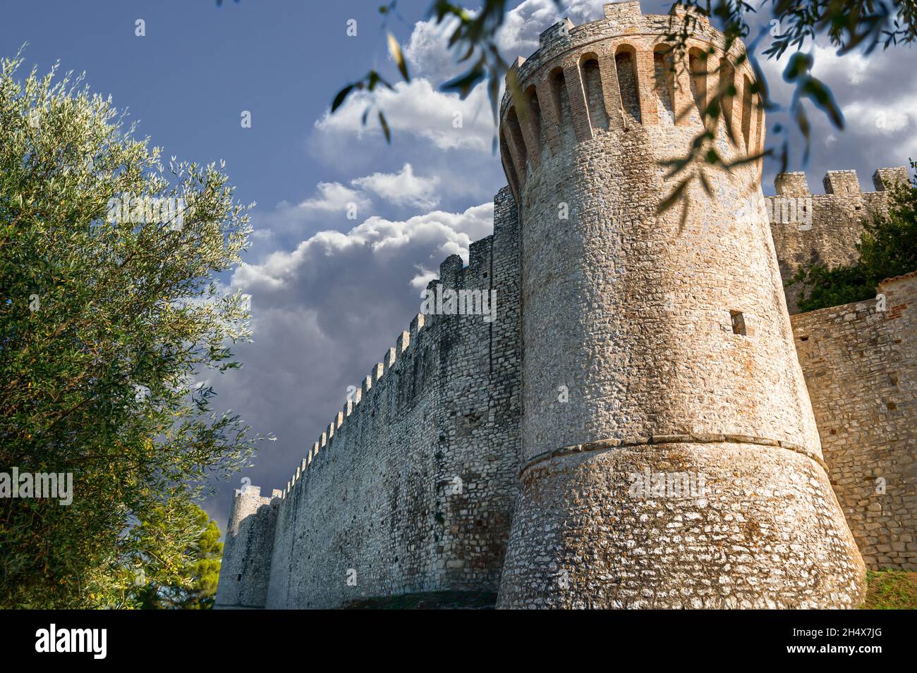Castiglione del Lago Trasimeno, Umbria, Italy. August 2020. A ...