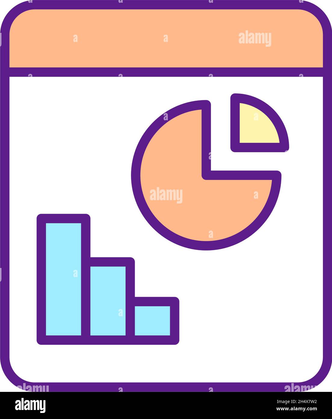 Economy graph RGB color icon Stock Vector Image & Art - Alamy