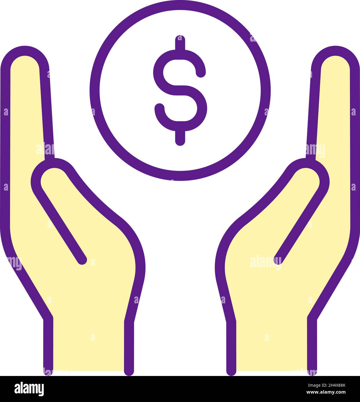 Money management RGB color icon Stock Vector Image & Art - Alamy