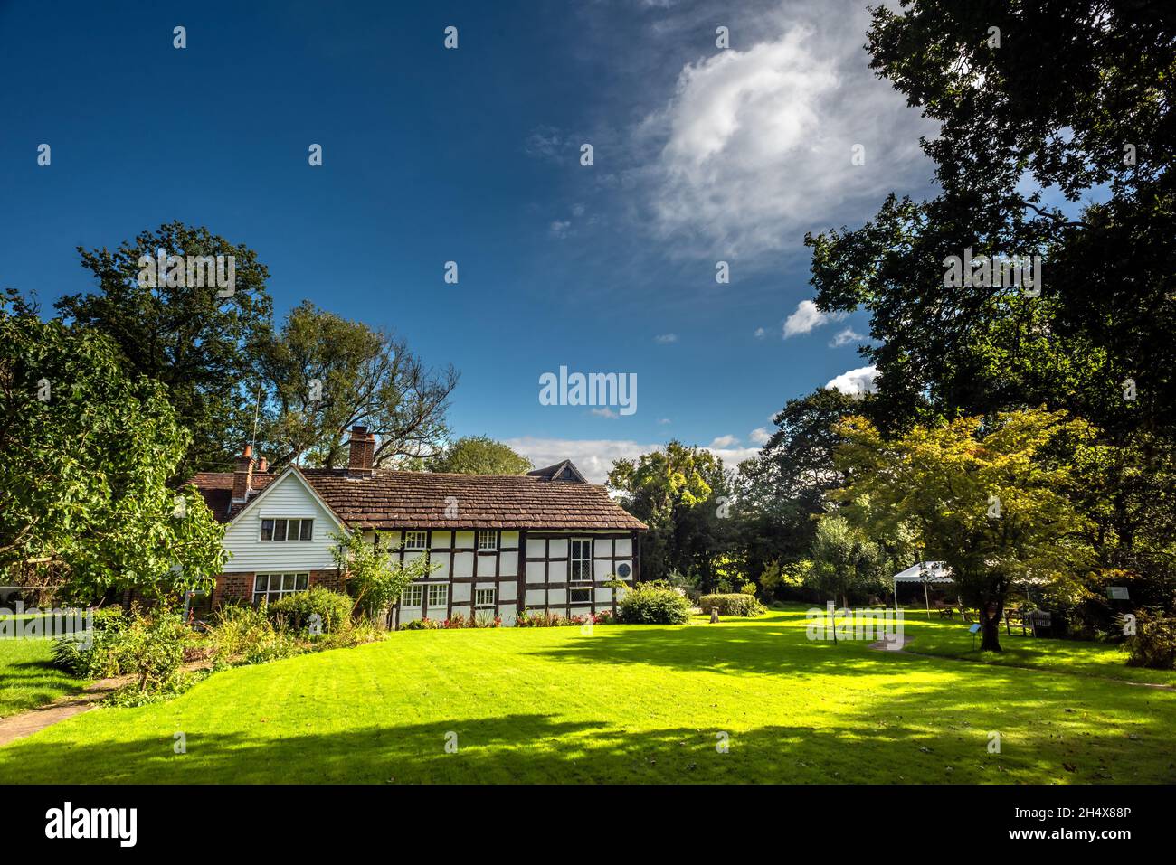 Coolham, October 5th 2021: The Blue Idol Quaker Meeting House, founded ...