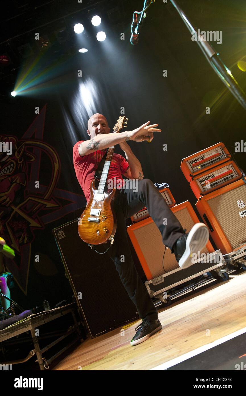 Dave Fortman of Ugly Kid Joe supporting Alice Cooper live in concert at ...