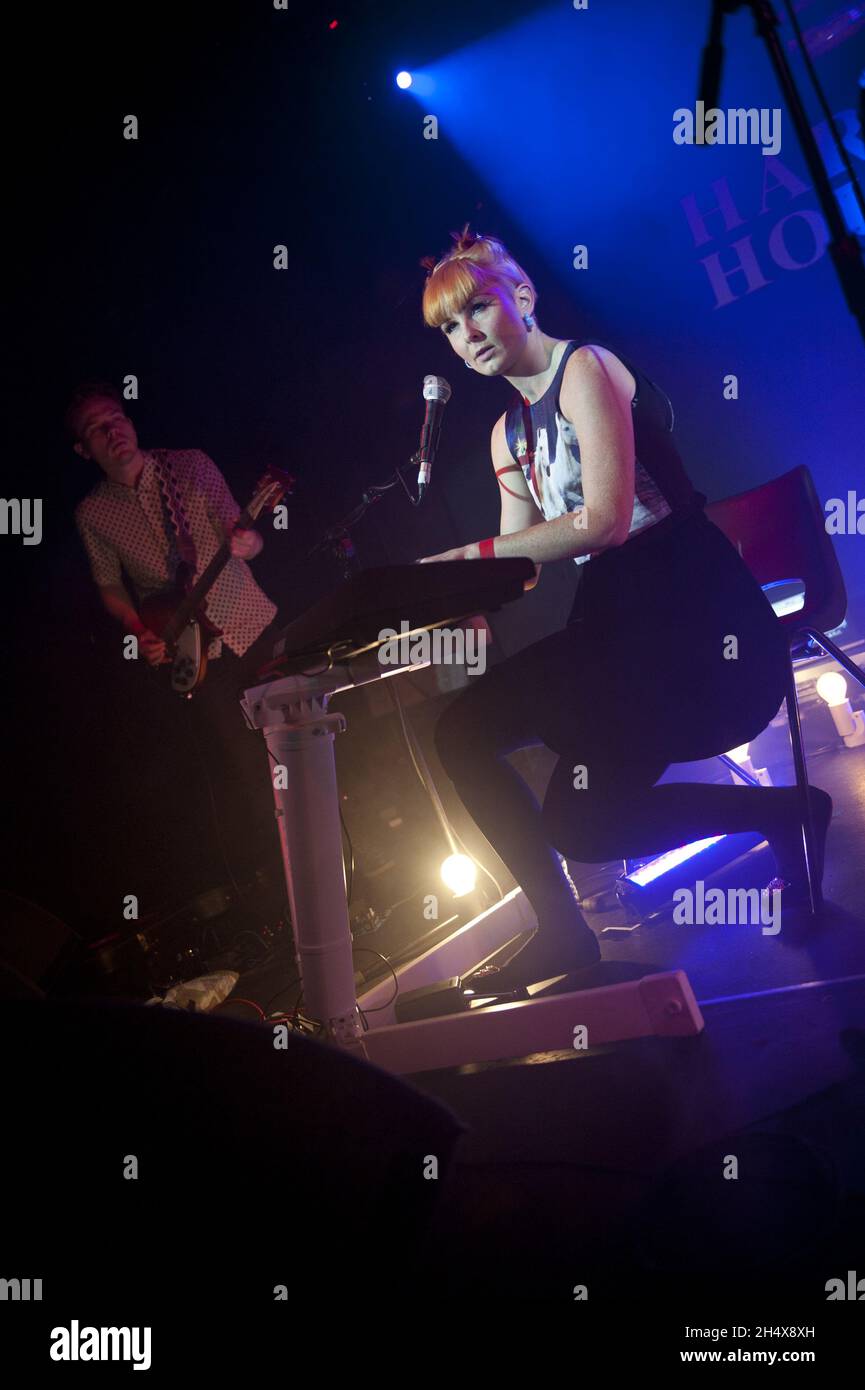Becky Jones of Saint Saviour performing live at Hare & Hounds, in ...