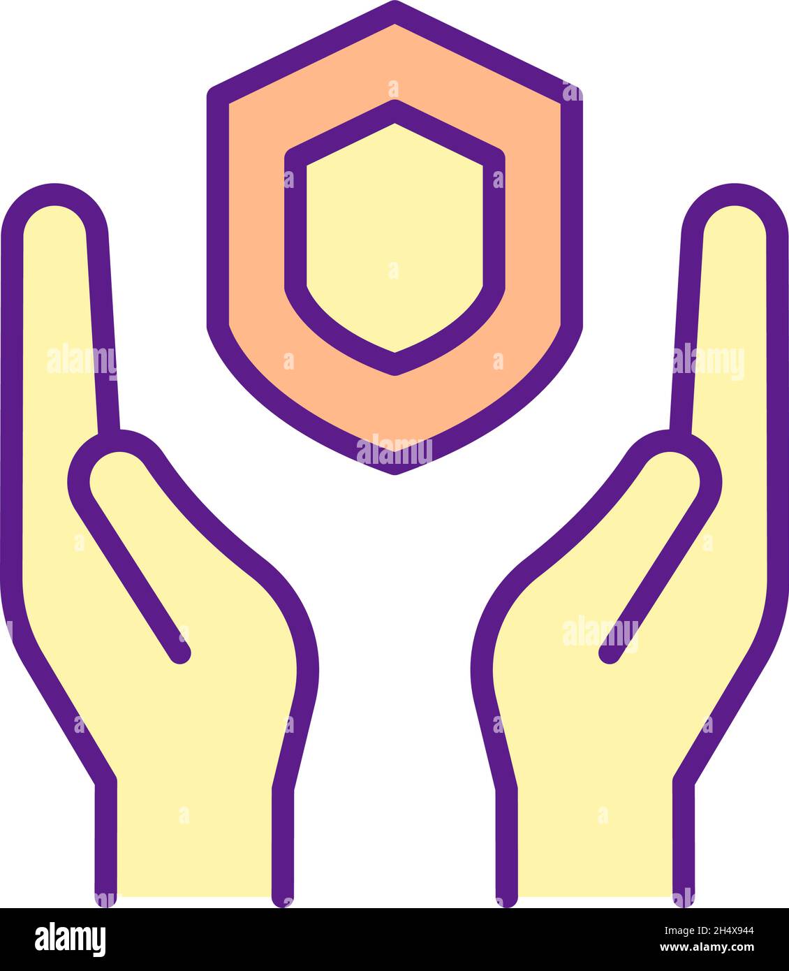 Personal safety RGB color icon Stock Vector Image & Art - Alamy